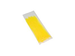 Collier Rilsan / Colson 2.5 x 200mm jaune (x100)
