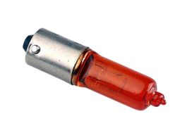Ampoule de clignotant mini orange avec ergot décalé 12V 21W