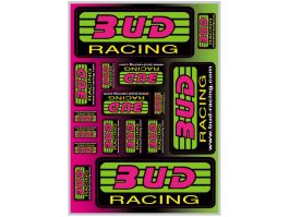 Autocollant Bud Racing classic 21x30cm
