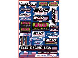 Autocollant Bud Racing USA (x28)