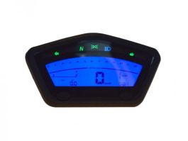 Compteur de vitesse et compte tours universel rétro-éclairé bleu