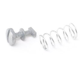 Vis pivot de cache moteur Piaggio Ciao court avec ressort