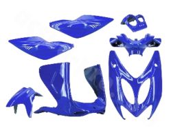 Kit carénage MBK Nitro Yamaha Aerox avant 2012 bleu métal