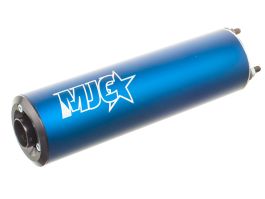 Silencieux d'échappement MJC bleu