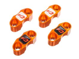 Pontets guidon Most 22mm orange