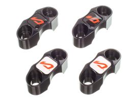 Pontets guidon Most racing 22mm noir