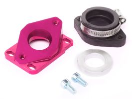 Tobera Most aluminio de 19 a 28mm PWK AM6 y Derbi rosa