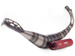 Pot d'échappement 50cc Tecnigas E-Box 2 Minarelli AM6 homologué