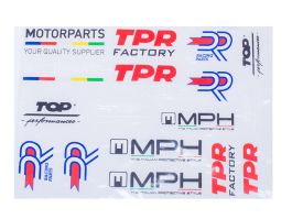 Planche autocollant Top Performances