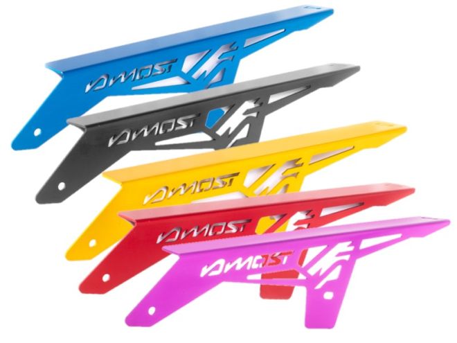 Protège chaîne aluminium Most Racing pour motos Derbi Senda et DRD 50cc ...