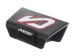 Mousse de guidon Most Racing sans barre noir et rouge