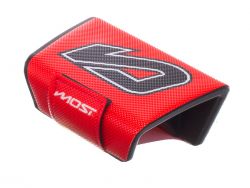 Mousse de guidon Most Racing sans barre noir et rouge